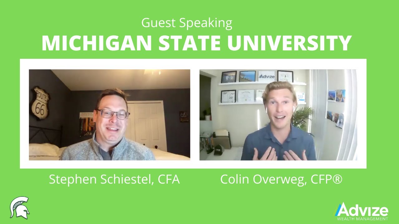 Colin Overweg, CFP® guest speaking Michigan State University Wealth ...