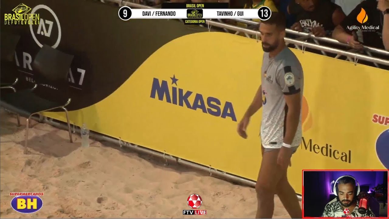 Tavinho e Gui de Brasilia x Davi e Fernando - Brasil Open de Futevôlei - React FTV Ep 277 - YouTube