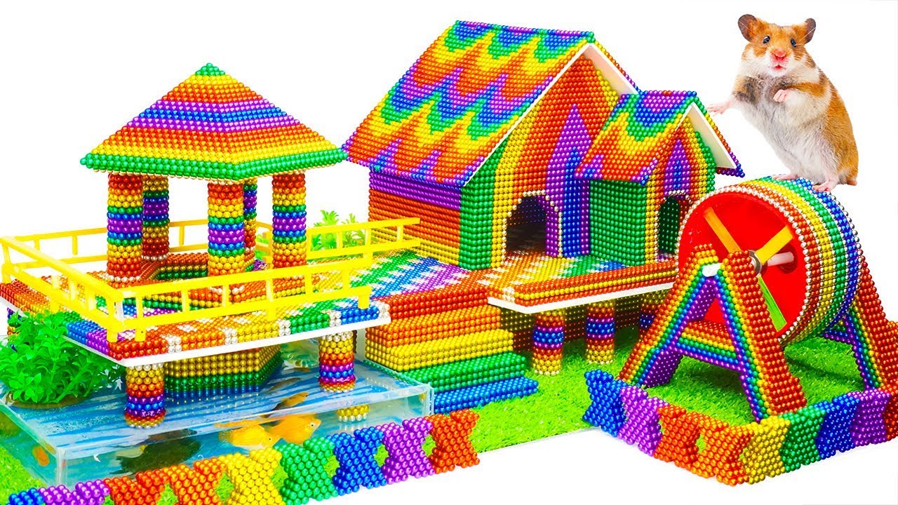 DIY - How To Make Amazing Hamster House Fish Tank From Magnetic Balls ...