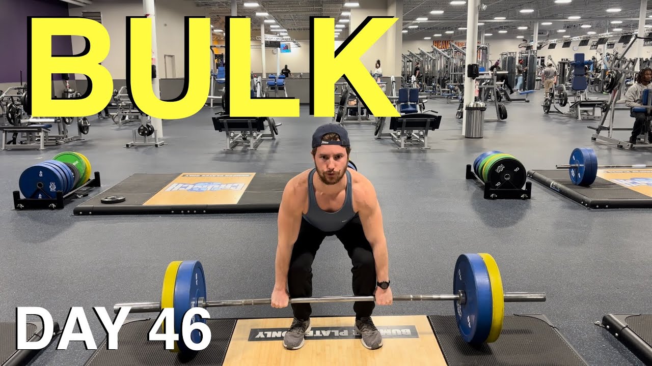Bulk Day 46 - Back & Biceps - YouTube