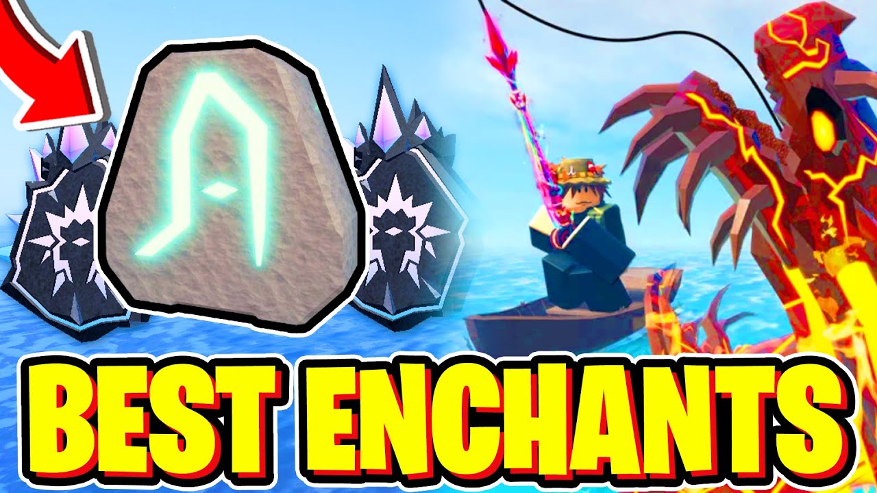 BEST ENCHANTS For EVERY ROD In Fisch! MARIANAS VEIL UPDATE Roblox ...