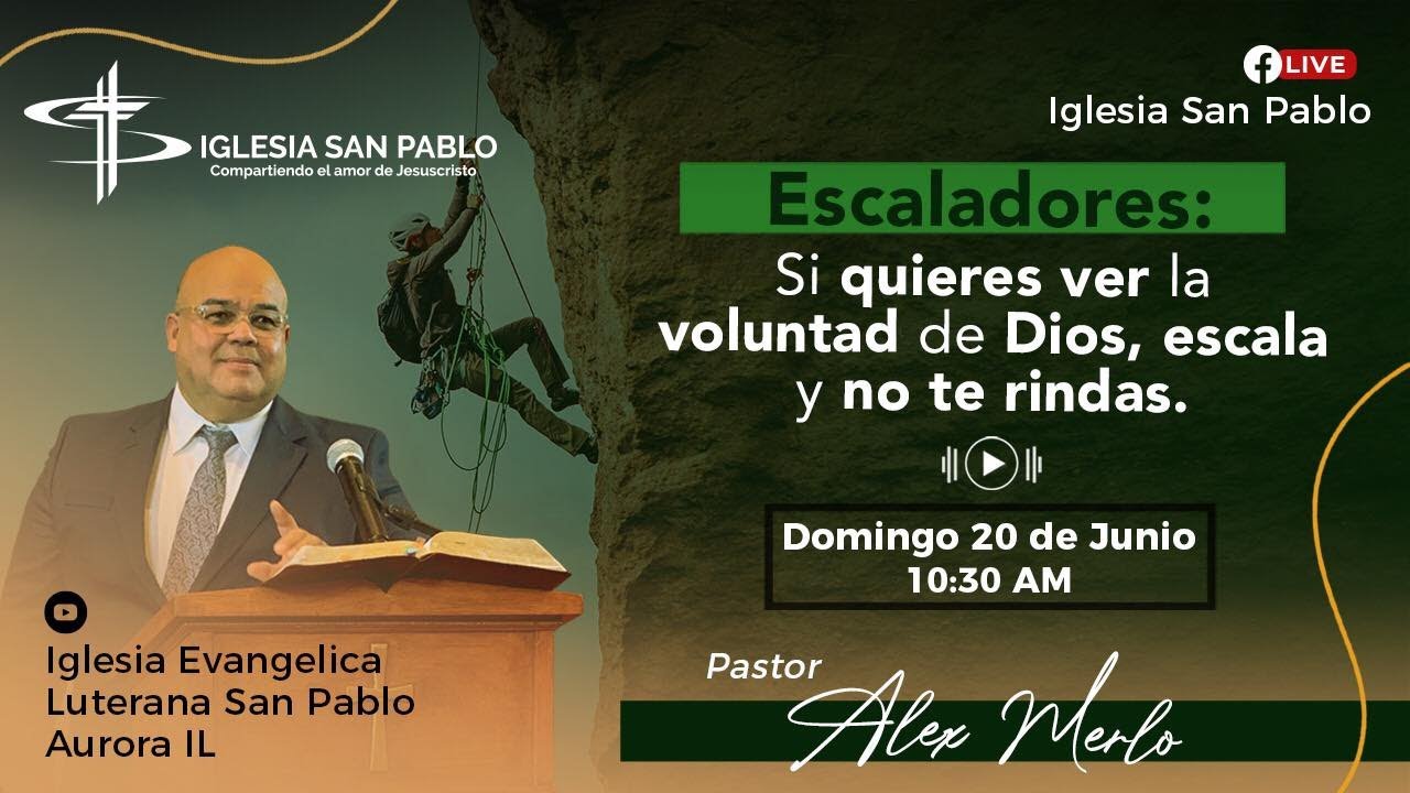 Si quieres ver la voluntad de Dios, escala y no te rindas. | Pastor ...