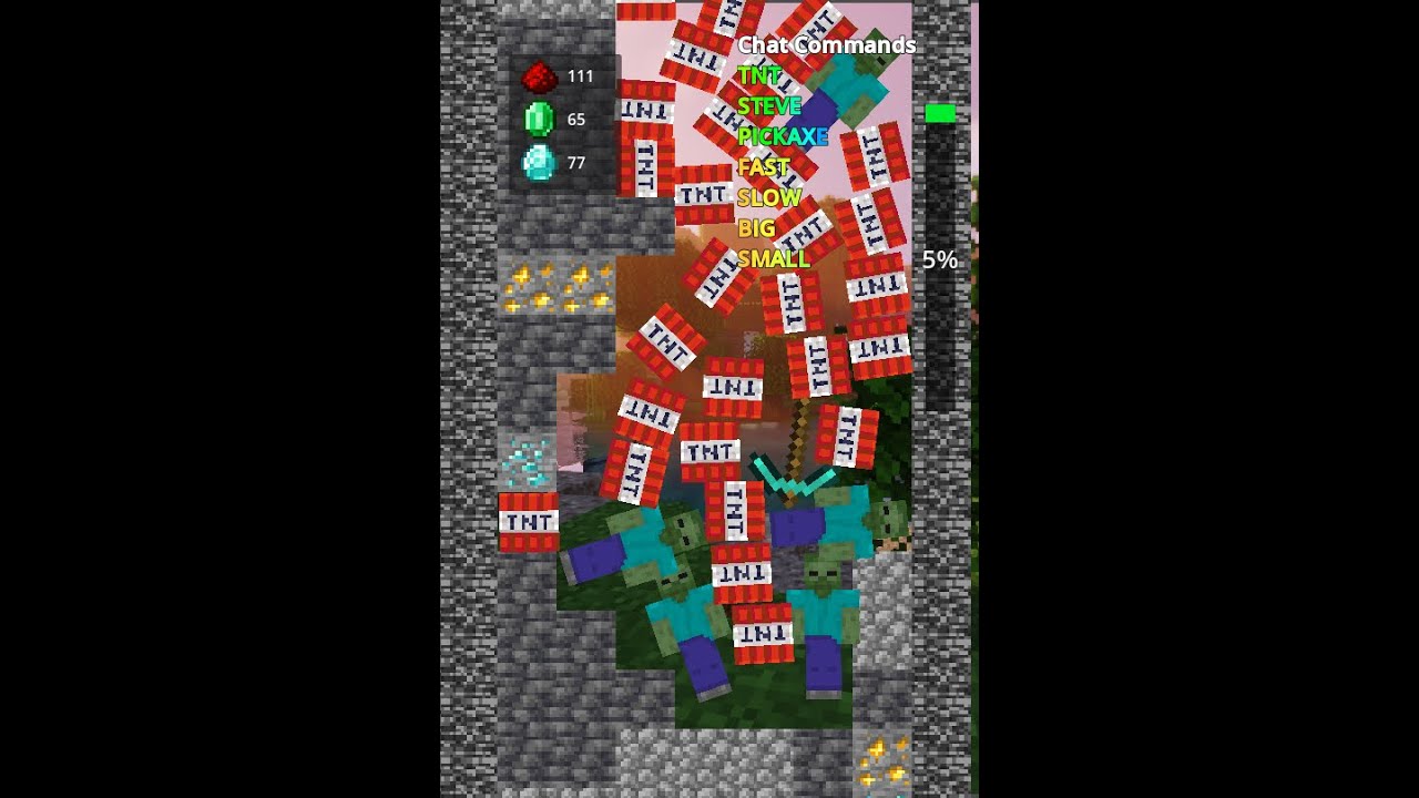 FALLING PICKAXE | CHAT CONTROL | INFINITY MINING MINECRAFT - YouTube