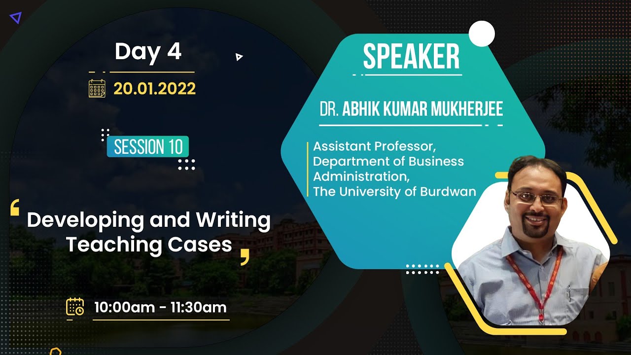 Five Days Online FDP (Advanced) | Session 10 | Dr. Abhik Kumar ...