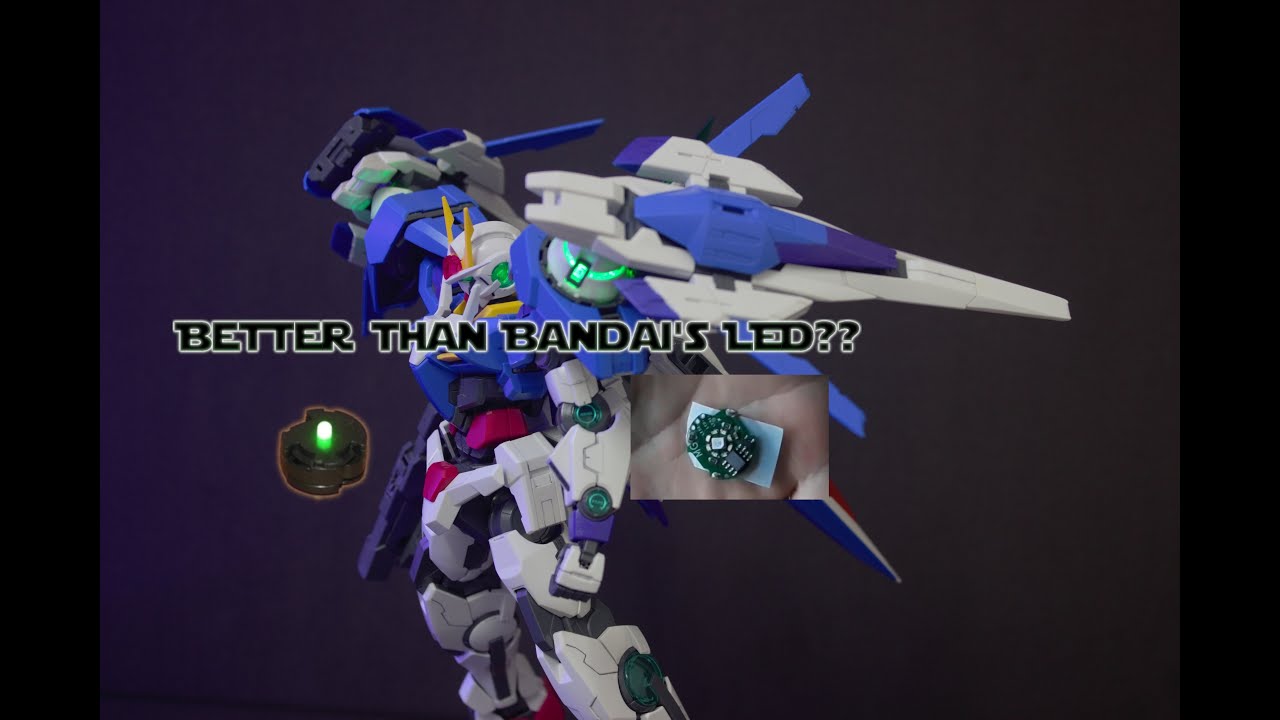 Gundam 00 Raiser [MG] LED replacement - YouTube