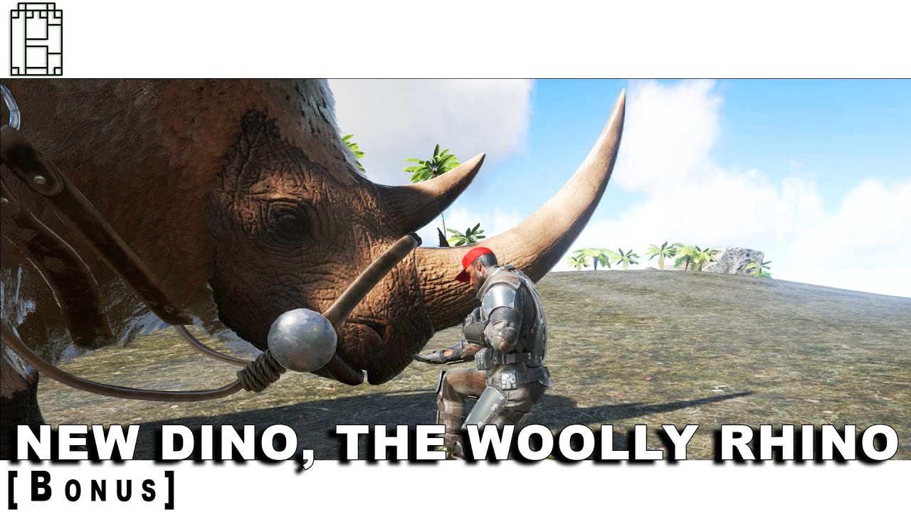 NEW DINO, THE WOOLLY RHINO...Season 6 of ARK: survival evolved [early ...