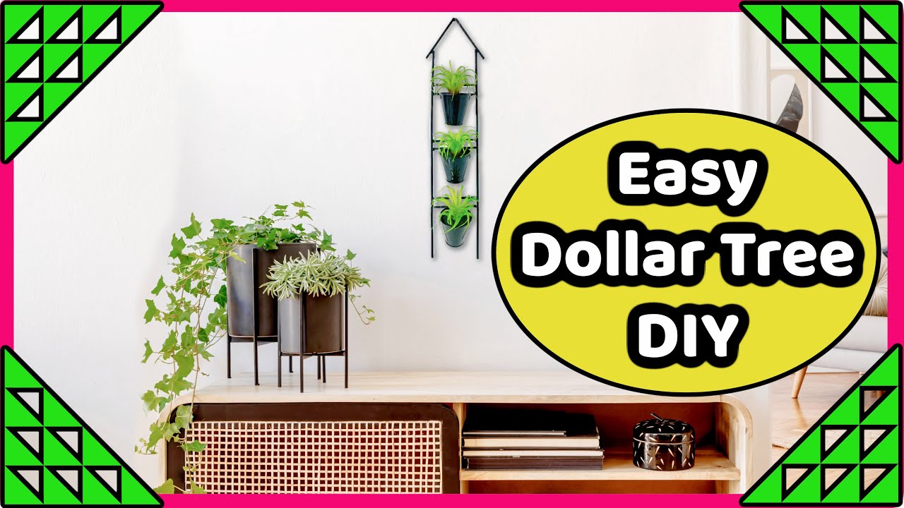 Easy DIY Dollar Tree Decor | Everyday Modern Decor | Planter Ideas ...