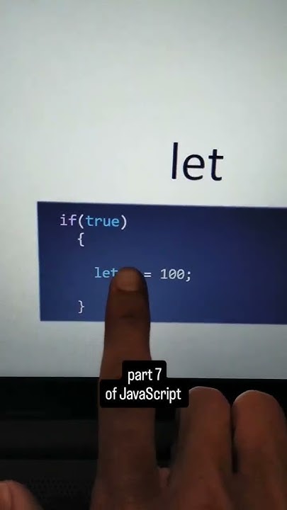 Let , var and const in JavaScript | #javascript series part 7| Weebookie - YouTube