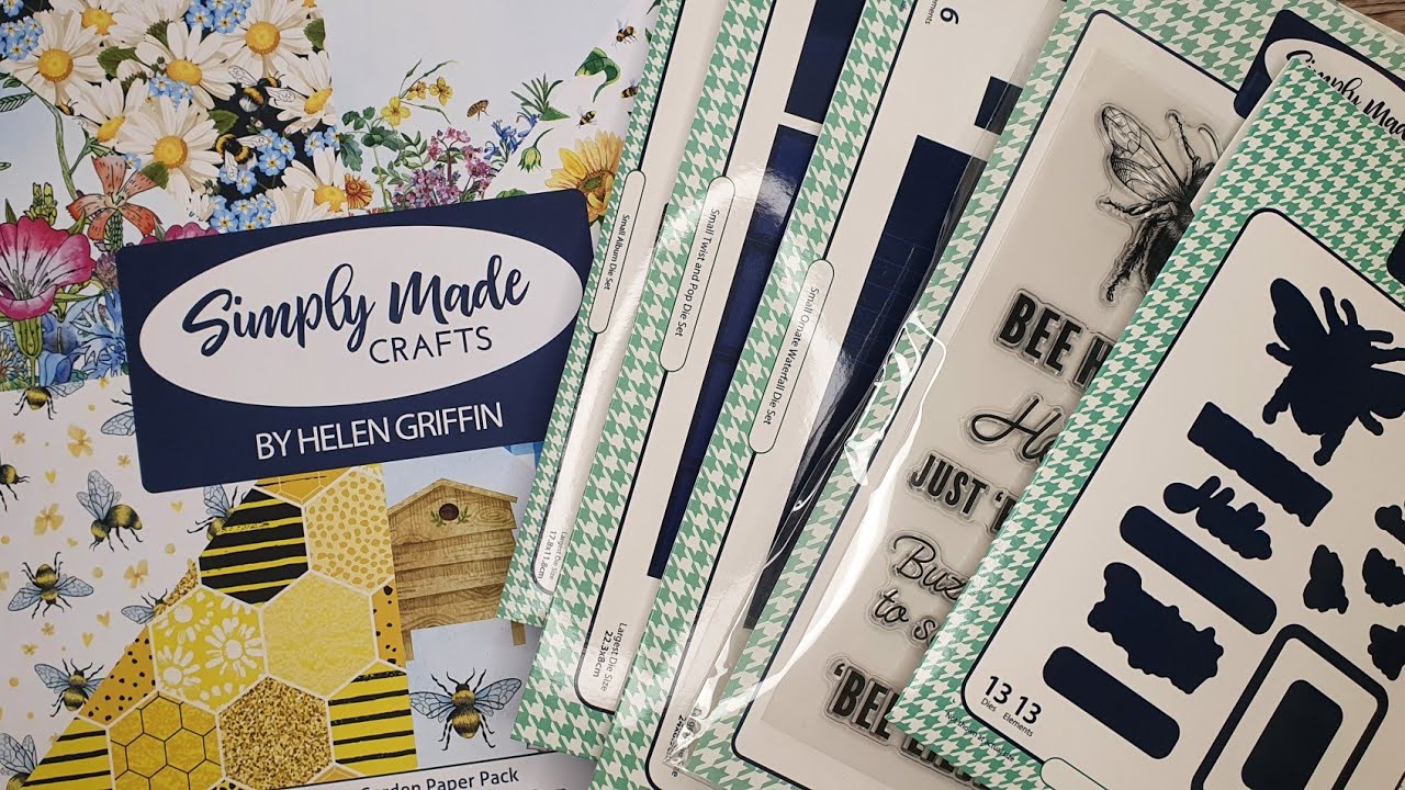 NEW RELEASE Simply Made Crafts By Helen Griffin Small Mini Album Bee ...