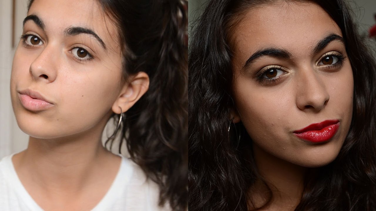 Quick Glam Makeup Tutorial - YouTube