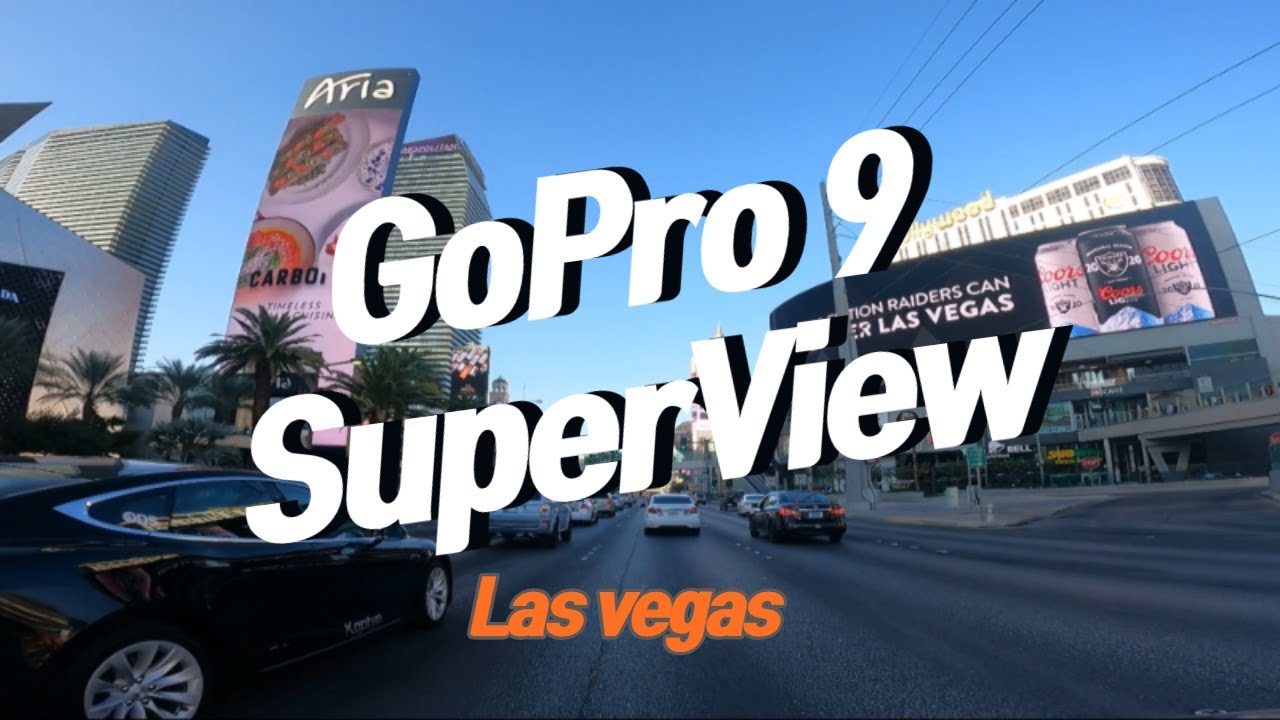 [gopro 9 superview] Las vegas strip - YouTube