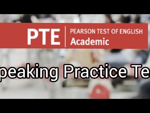 PTE speaking sample mock test set 2 - YouTube