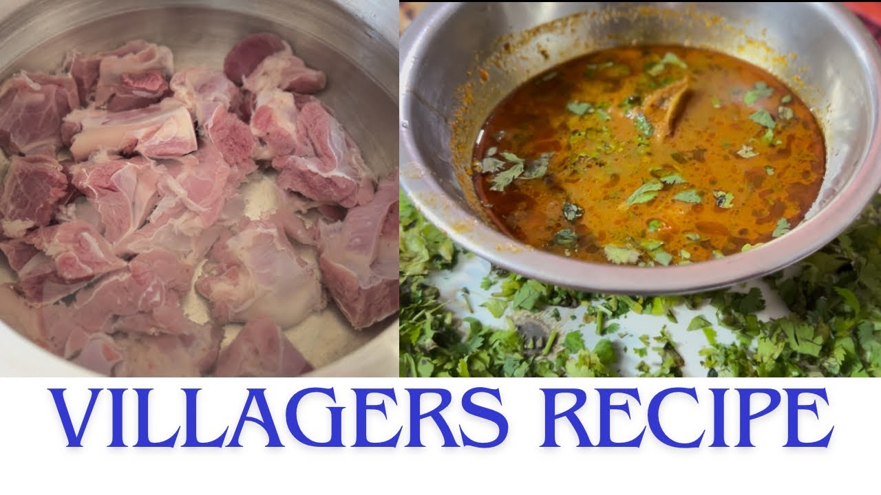 villagers mutton ki gravy recipe|how they cook and serve there recipes ...