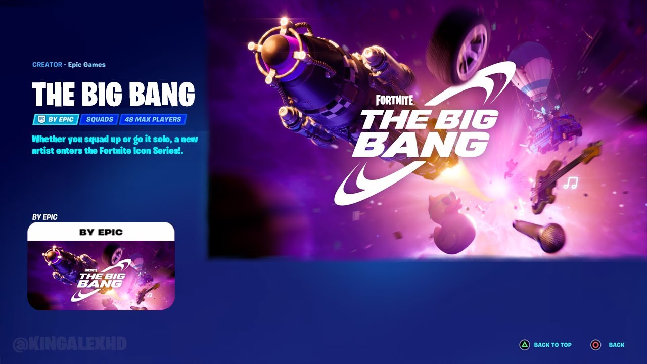 JOIN THE BIG BANG CONCERT MAP CODE EARLY In Fortnite! - YouTube