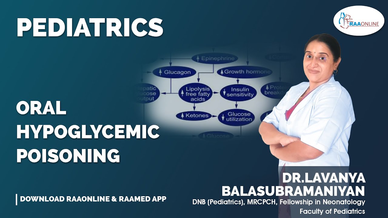 Pediatrics | Oral Hypoglycemic Poisoning | Raaonline #pediatrics #oral ...