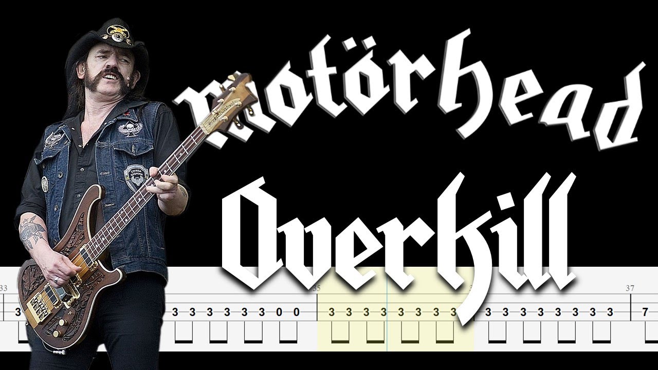 Motörhead – Overkill (Bass Tabs | Notation) @ChamisBass #chamisbass # ...