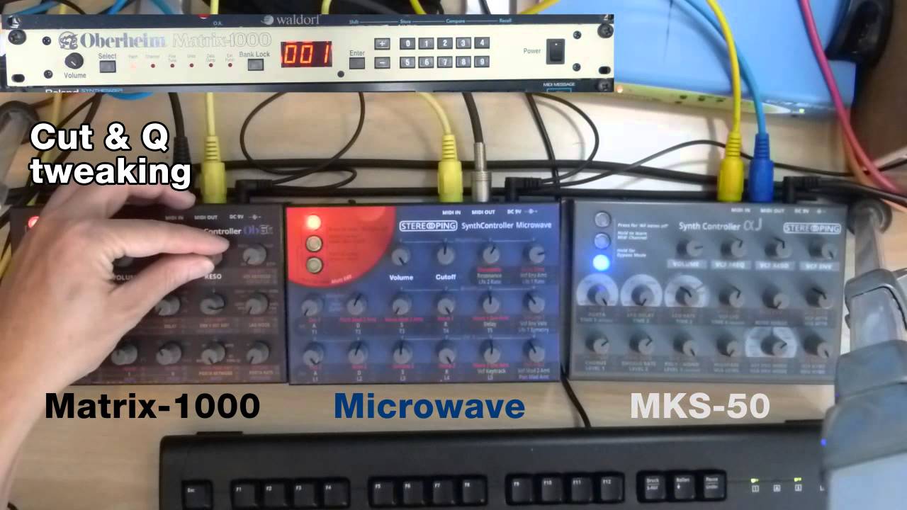 08/2014 - Synth Controller Realtime-Tweaking ft. Microwave, Matrix-1000 ...