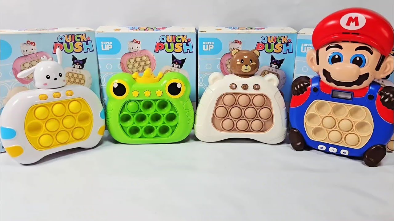 ASMR Playing Pop it Electronic Fast Push Game Fidget Toy | Stage Mode ...