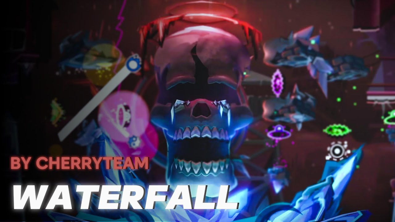"WATERFALL" (EXTREME DEMON) | Geometry Dash - YouTube