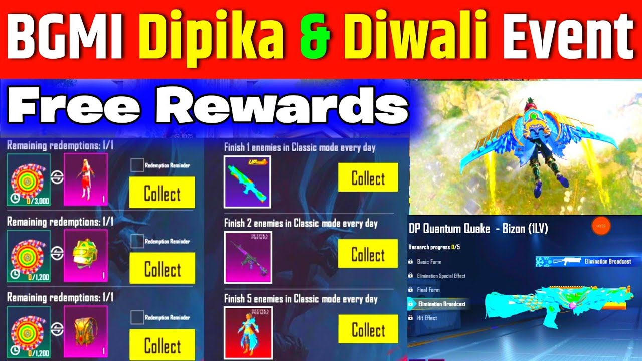 The Best BGMI Event Ever | Bgmi Deepika Diwali Mahotsav Event Explain ...
