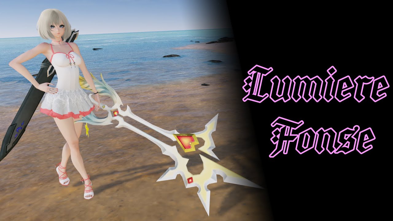 【PSO2NGS】Lumiere Fonse / リュミエールフォンセ Camo Showcase - YouTube