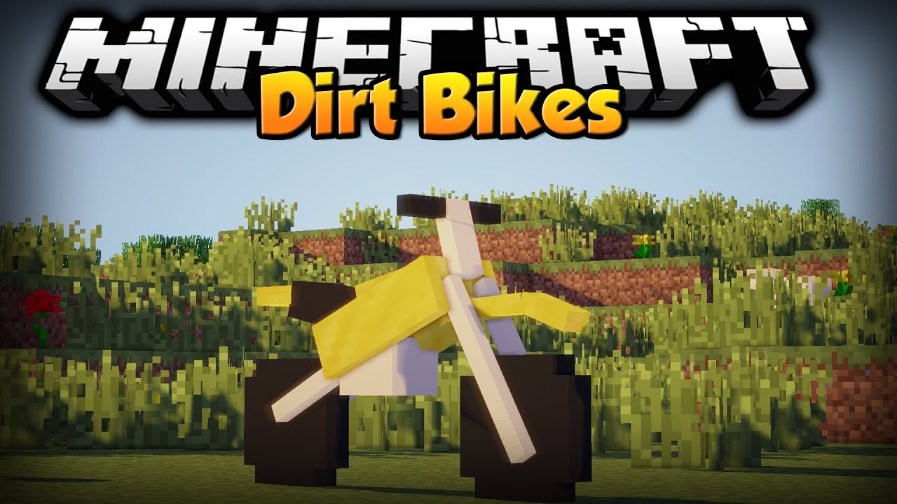 Minecraft - Mod Showcase - Dirtbikes - YouTube