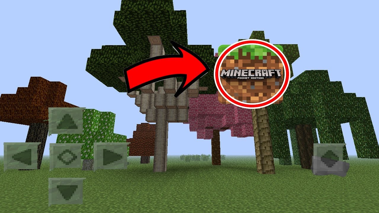 COMO TENER NUEVOS ARBOLES EN MINECRAFT POCKET EDTION 1.1 OFICIAL ...