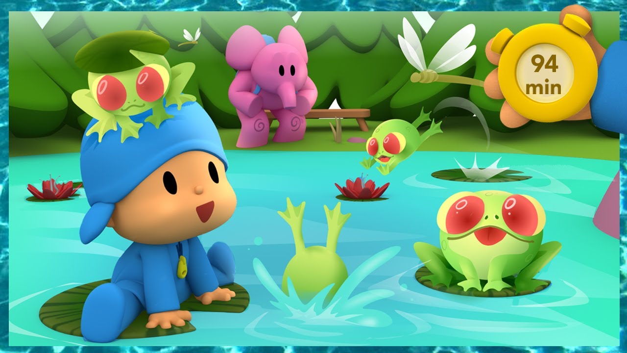 🛶 POCOYO AND NINA - Camping By The Lake [94 min] | ANIMATED CARTOON for ...