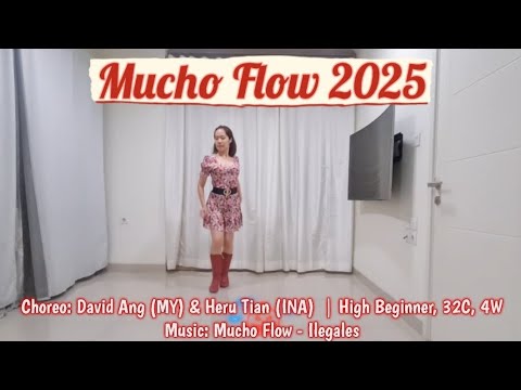 Mucho Flow 2025 Line Dance - YouTube