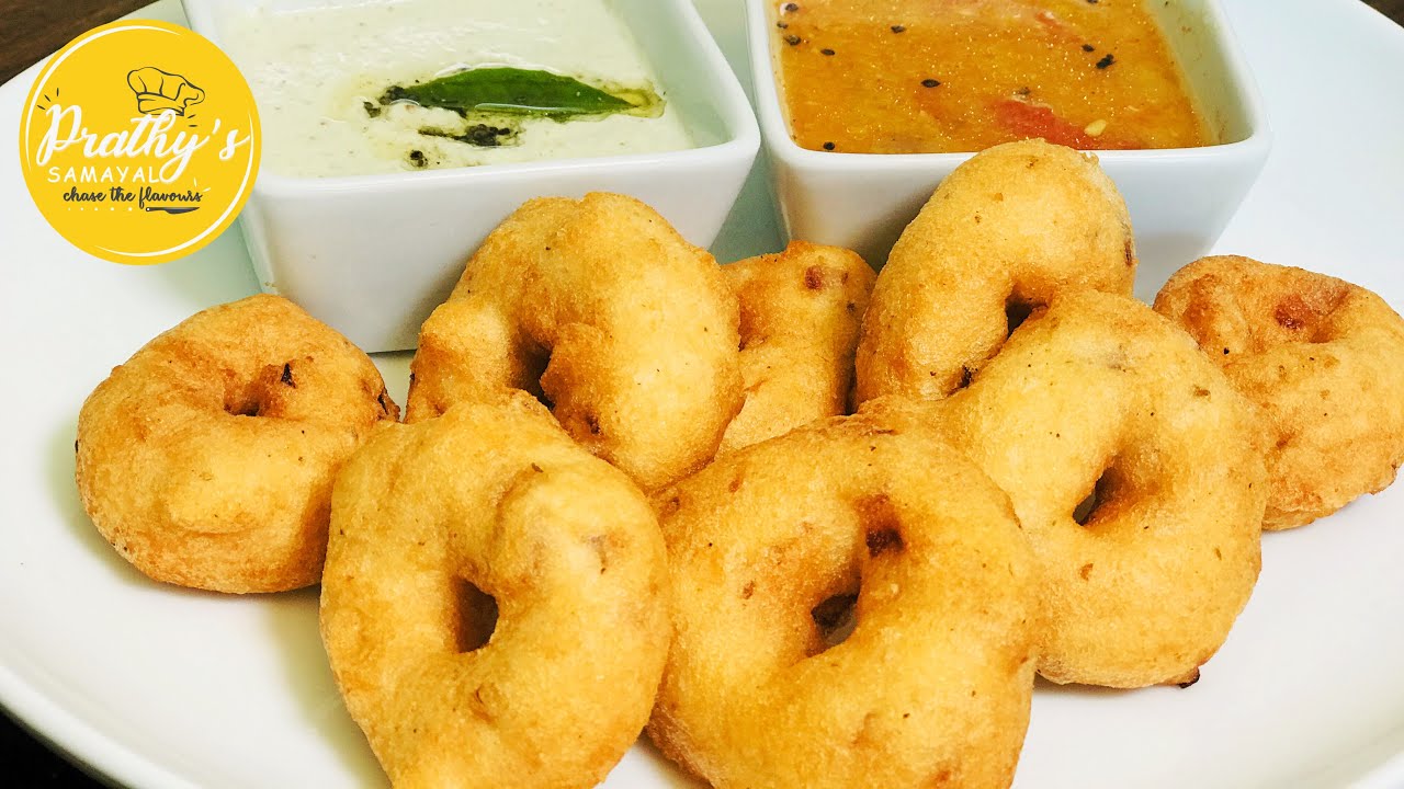 medu/Medhu vada recipe in tamil /How to make Crispy ulundha vadai at ...