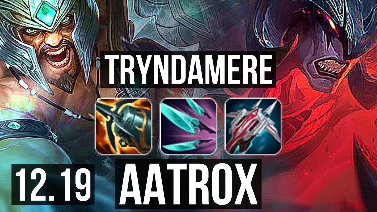 Trynda Vs Aatrox Top 9 Solo Kills 1300 Games 1 7m Mastery Euw