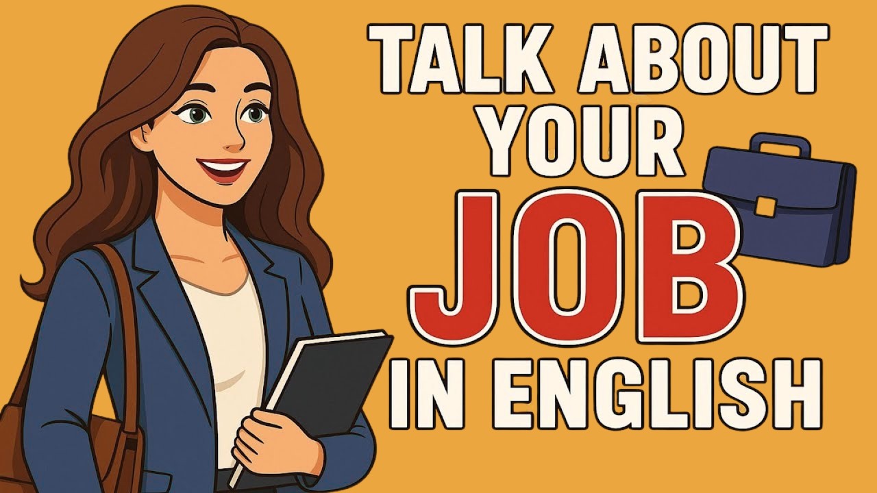 How to Talk About Your Job in English | Easy Beginner Conversation ...