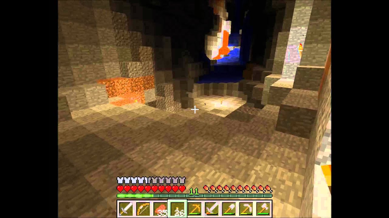 Blackout Scout Plays Minecraft-EP2- GIANT CAVE!!! [HD] - YouTube