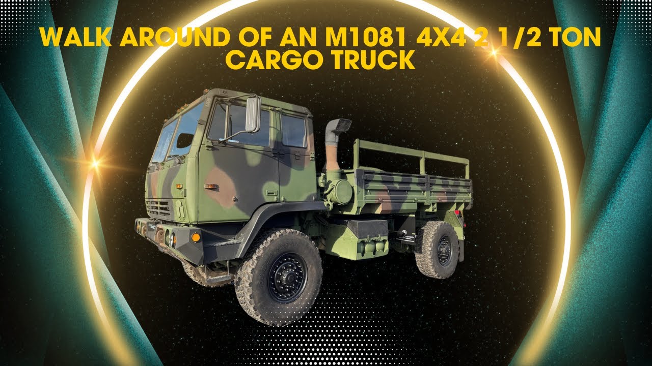 Walk around of an M1081 4X4 2 1/2 Ton Cargo Truck - YouTube