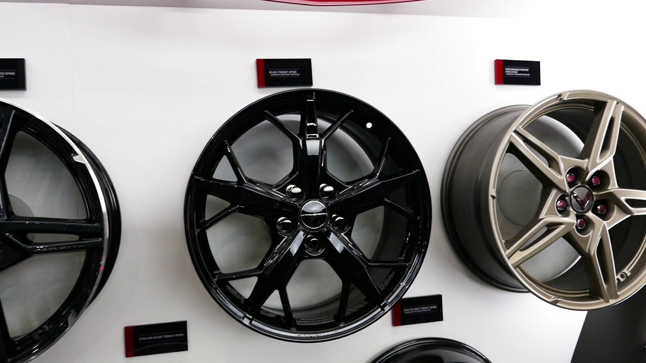 New 2020 GM Chevrolet Corvette Wheel Options - 2019 LA Auto Show, Los ...