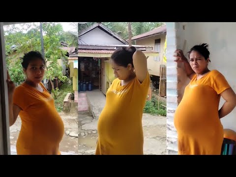 #bumil 9 bulan anak masih kecil mau lahiran