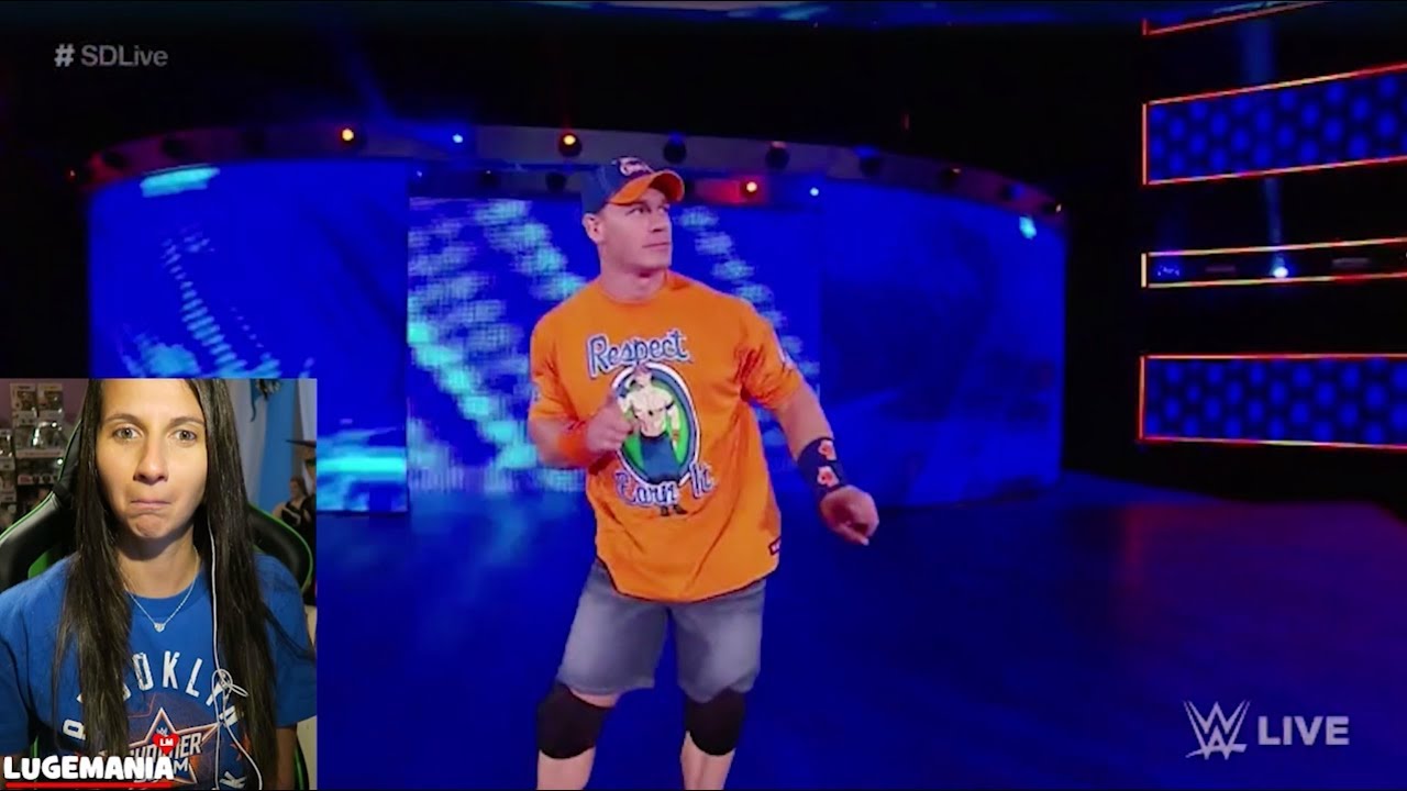 WWE Smackdown John Cena dancing to 'Cena Sucks' Chants! - YouTube