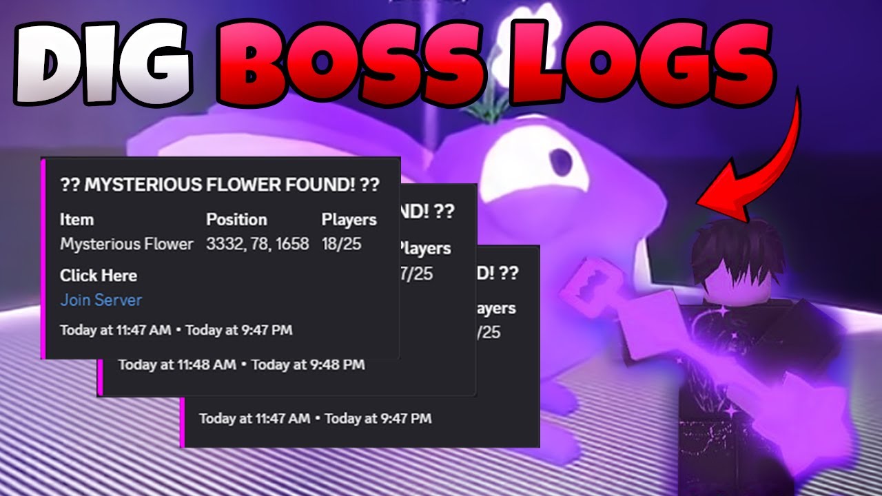 How to find *EVERY* Boss in DIG BOSS LOGS?! (Roblox) - YouTube