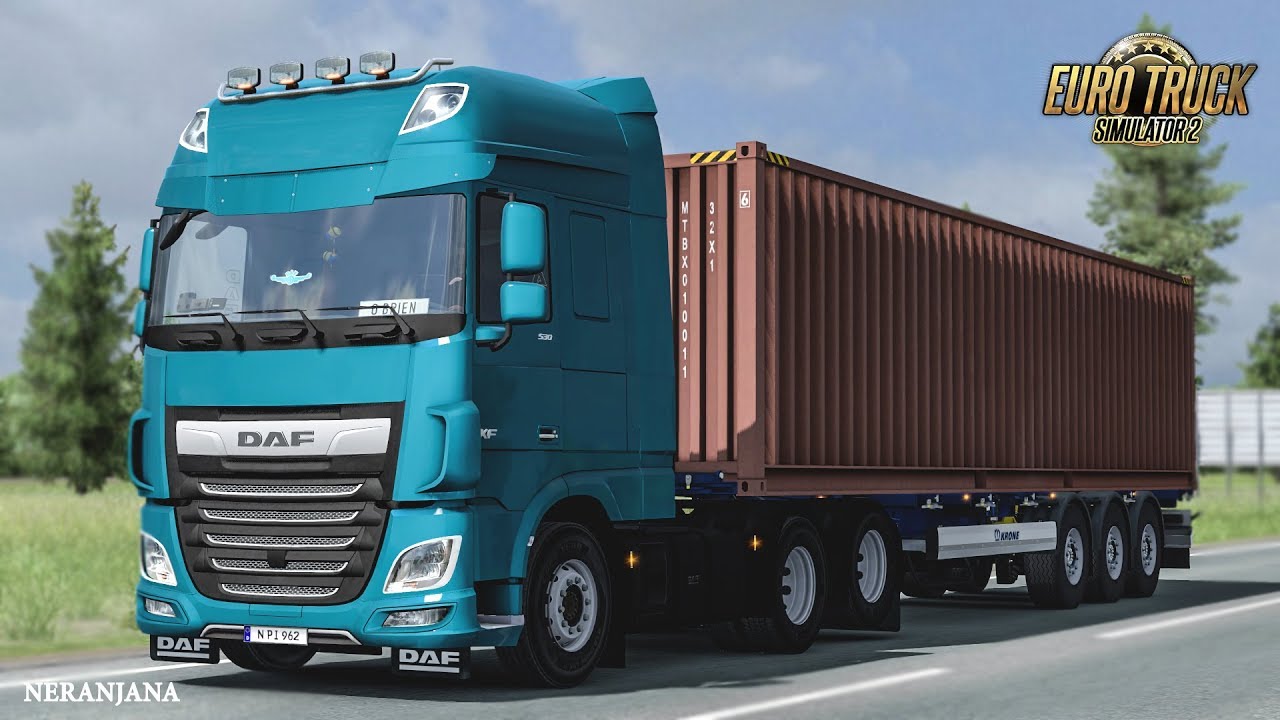 ETS 2 Mod | Daf XF Euro 6 Reworked v 3.2 [ETS2 v1.36] - YouTube