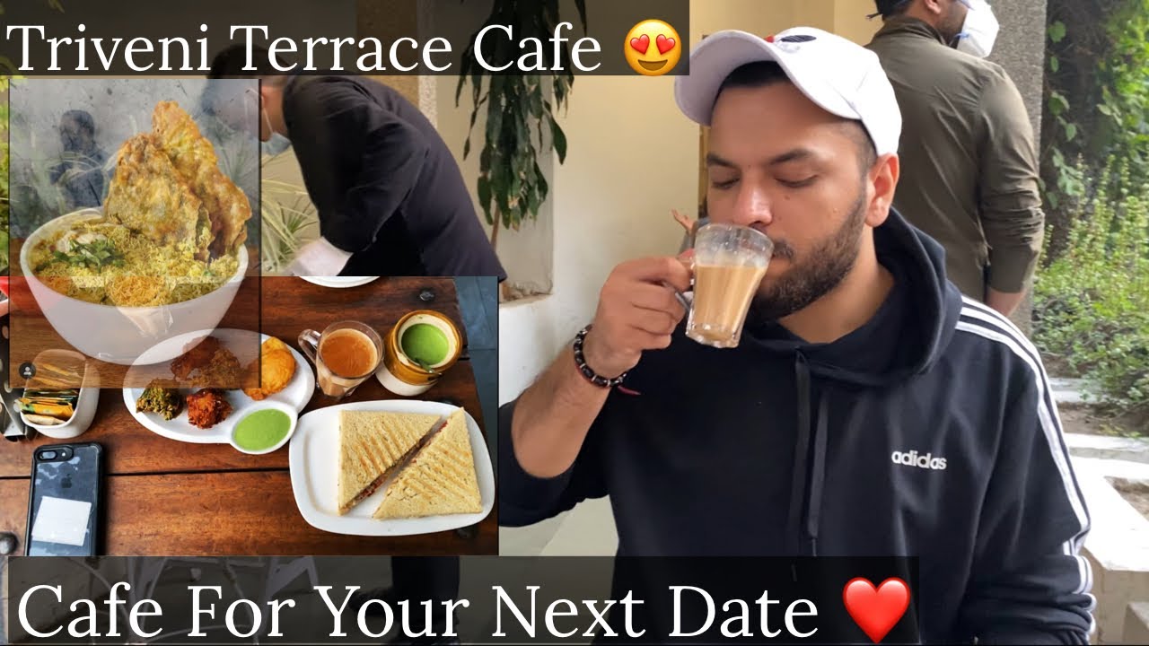TRIVENI TERRACE CAFE 😍 ️ || ( Vlog #11 ) Triveni Kala Sangam , Mandi ...