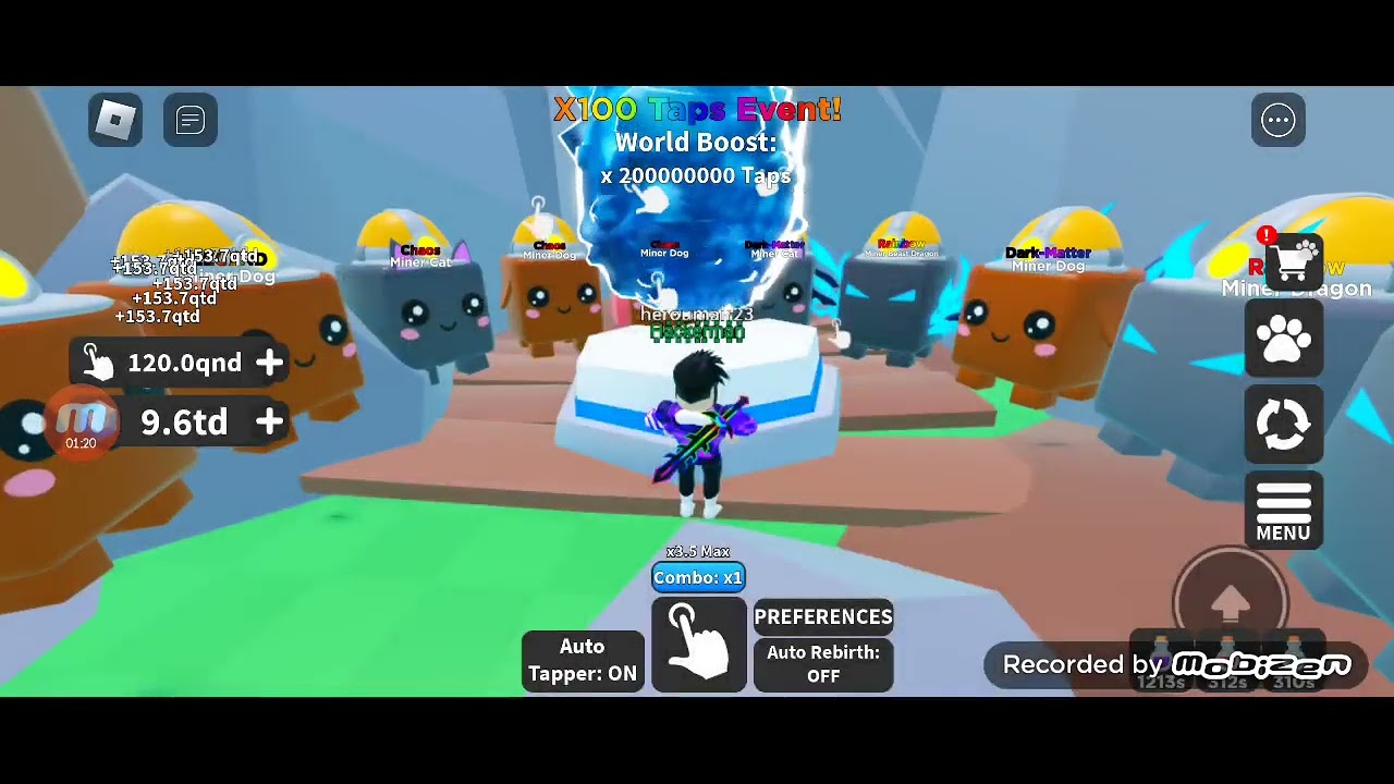 Playing Tapping Mania | ROBLOX | - YouTube