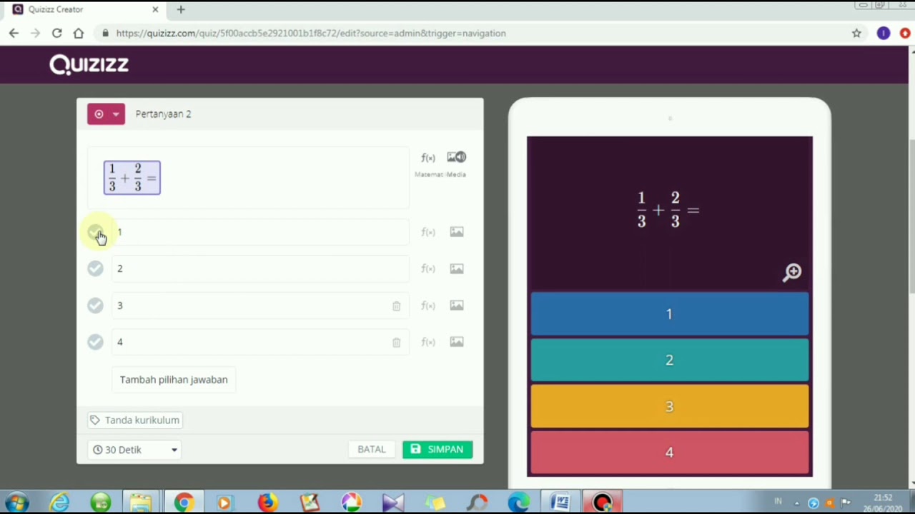 Tutorial Quizizz 2| Pembuatan Soal - YouTube