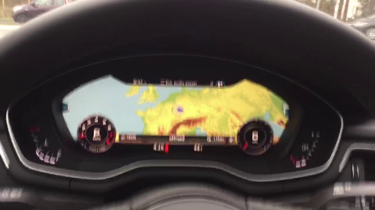 2017 AUDI A4 INTERIOR - Virtual cockpit. - YouTube