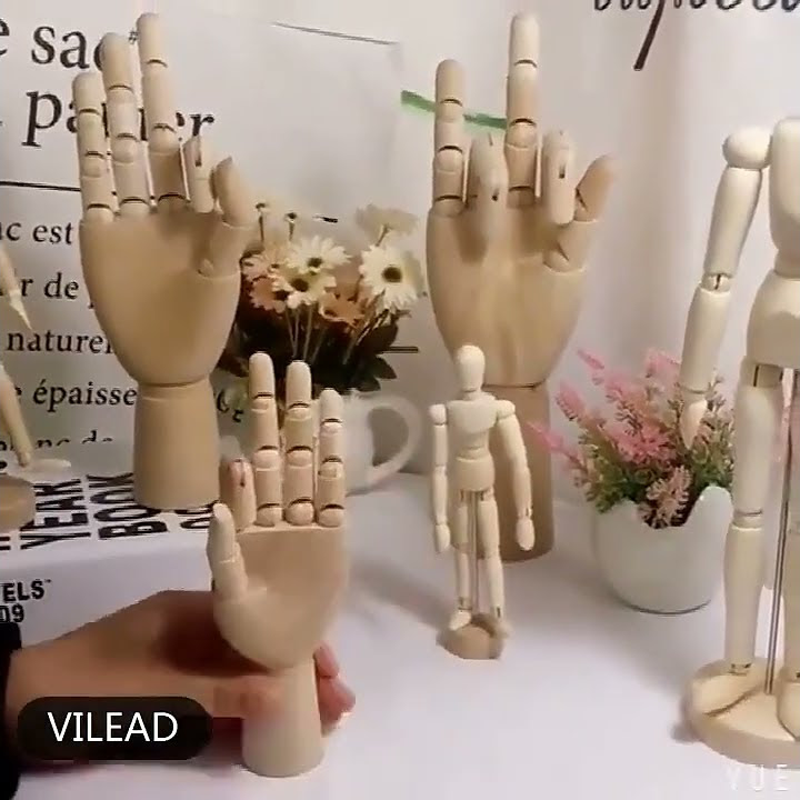 Деревянная рука манекен, модель для держания товара, для рисования ...
