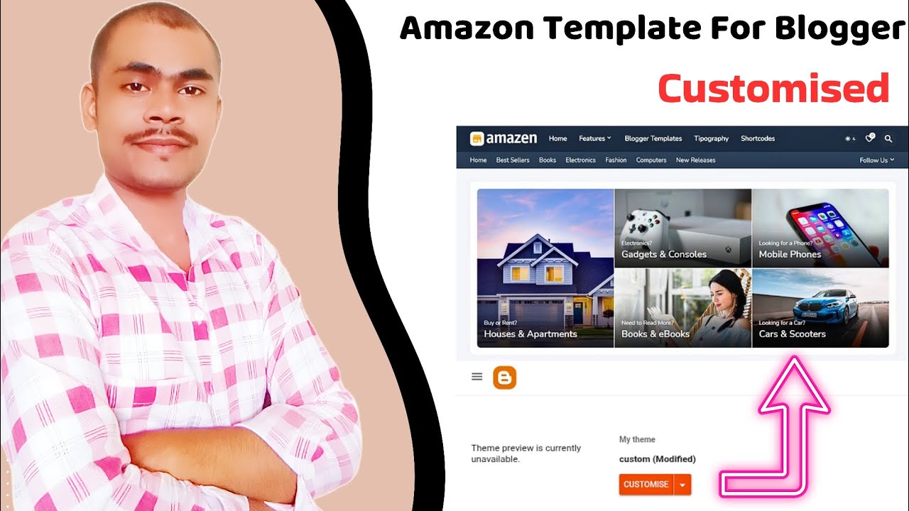 customise template for blogger | customised amazen template for blogger ...