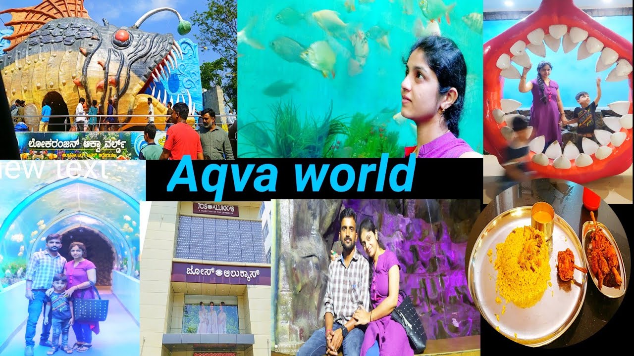 Aqva world 🐳🐟🐠🐬ಒಳಗೆ ಹೋದರೆ ಕಳೆದೇ ಹೋಗ್ತೀವಿ//Chinnu Birthday shopping ...