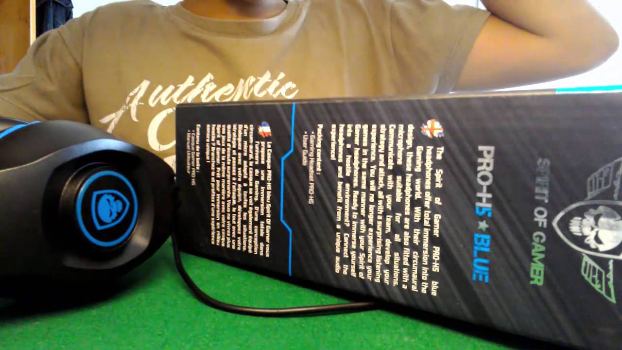[CASQUE PRO-H5 de Side of Gamer] Déballage et test - YouTube