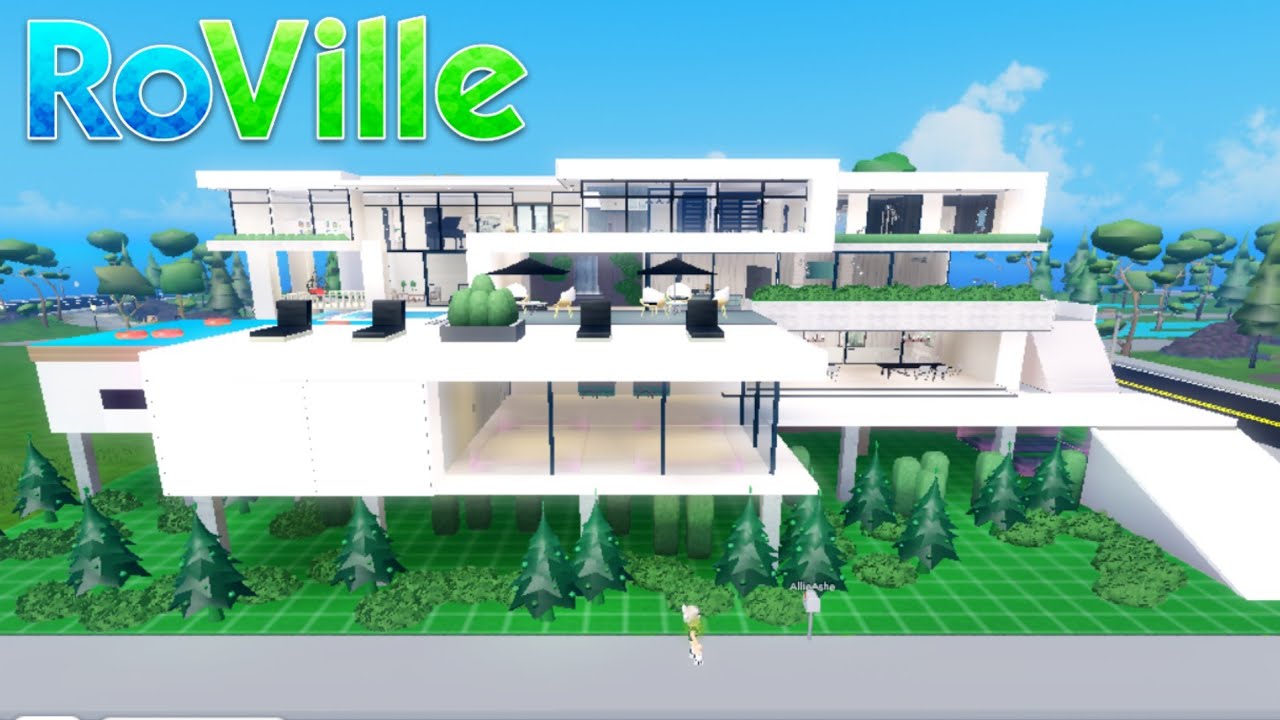[RoVille Code] White Mansion Tour! | AllieAshe - YouTube