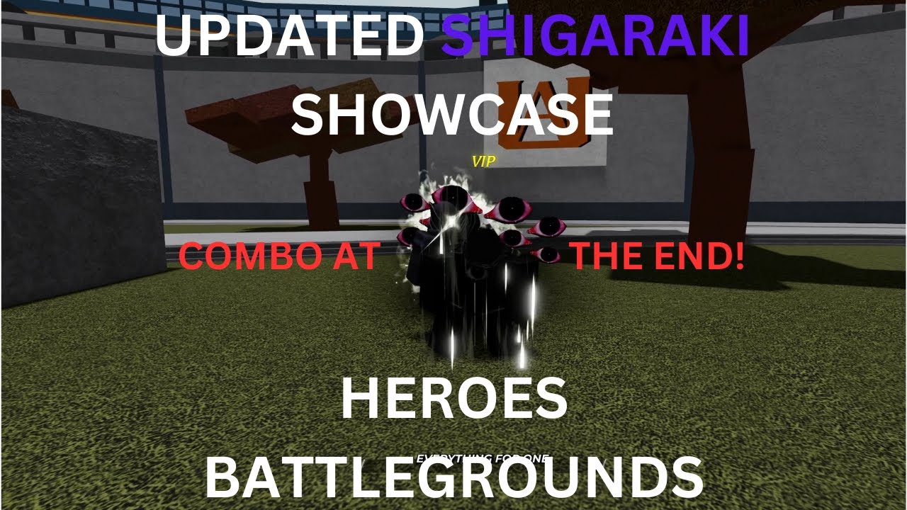 New UPDATED Shigaraki/Symbol Of Fear Heroes Battlegrounds Showcase And ...
