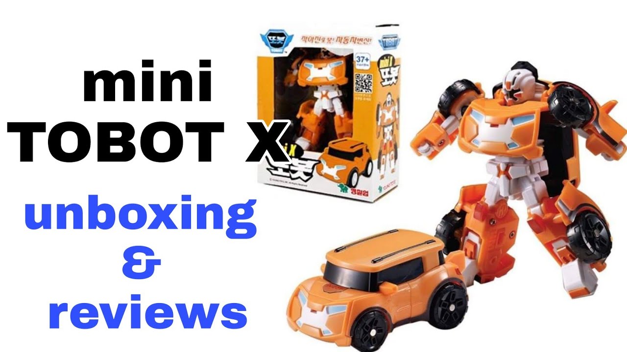 mini tobot X unboxing and reviews - YouTube